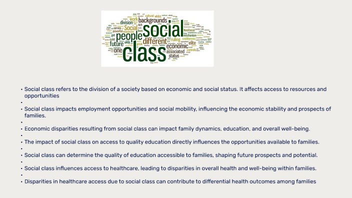 The Impact of Social Class on Families by Stefani Williams on Prezi