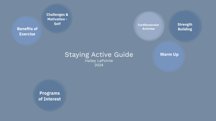 Hailey LaPointe's Staying Active Guide-Final Exam by Hailey Lapointe on ...
