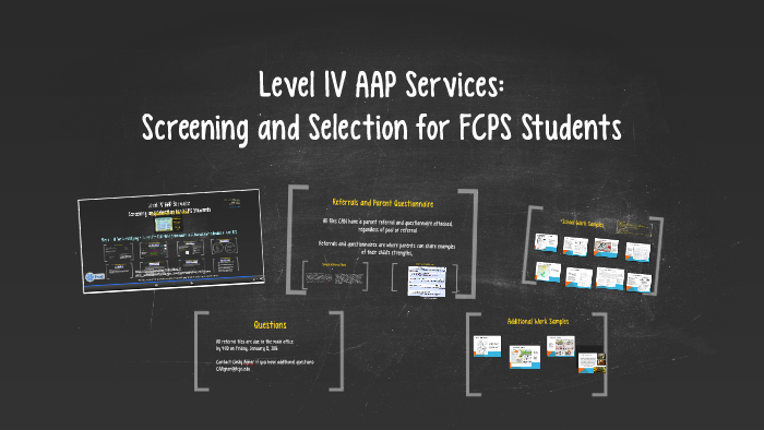 Level IV AAP Services: by on Prezi