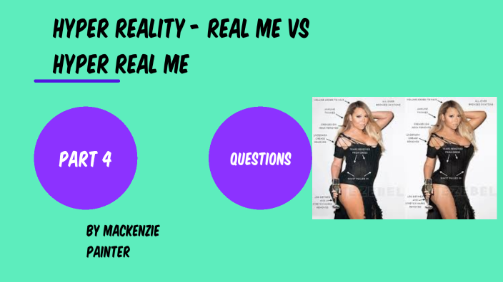 Hyper Reality - The real me vs. the hyper-real me by Mackenzie Painter ...