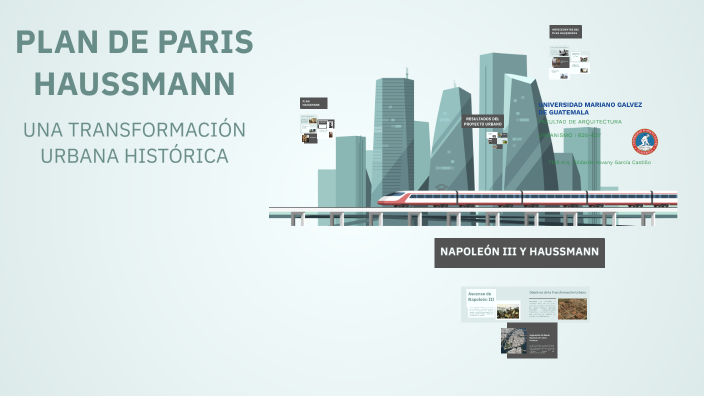 PLAN DE PARIS HAUSSMANN by 7158 Arq. Gildardo Yovany García Castillo on ...