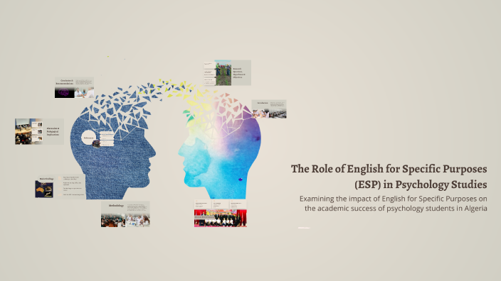The Role of English for Specific Purposes (ESP) in Psychology Studies ...