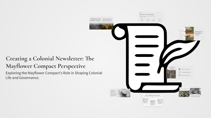 Creating a Colonial Newsletter: The Mayflower Compact Perspective by ...