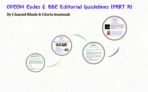 OFCOM Codes & BBC Editorial Guidelines (PART A) by Chantel Rhule on Prezi
