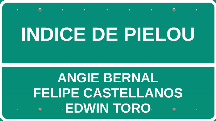 INDICE DE PIELOU by CAROLINA HERRERA LOPEZ on Prezi