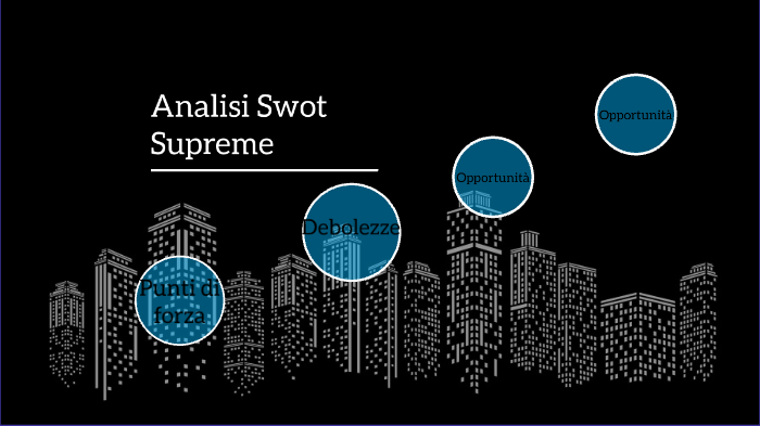 Analisi Swot Supreme by Cosimo Rovini on Prezi