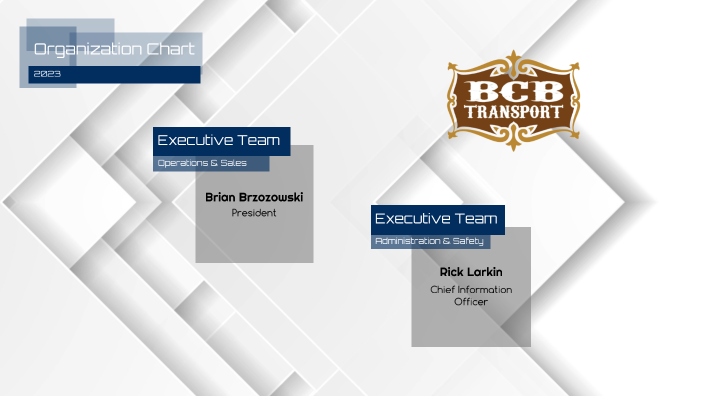 BCB Transport Organization Chart by Alyssa Murry on Prezi