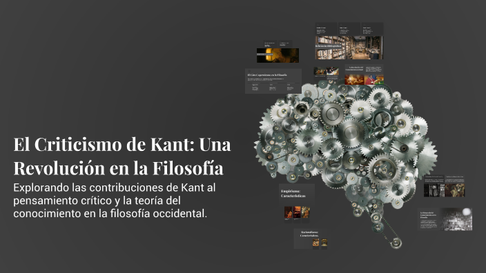 El Criticismo de Kant: Una Revolución en la Filosofía by Camilo Gomez ...