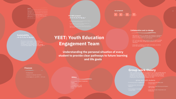 YEET: Youth Education Engagement Team by Reece Romagnoli-Townsend on Prezi