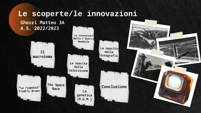 Le scoperte/le innovazioni by Matteo Ghezzi on Prezi