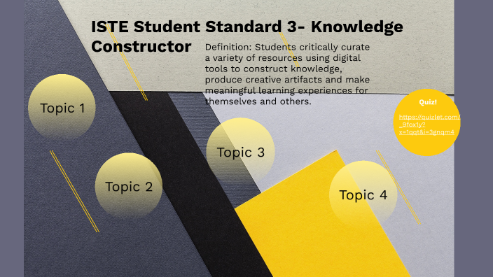 ISTE Student Standard 3- Knowledge Constructor by Lindsey Greto on Prezi