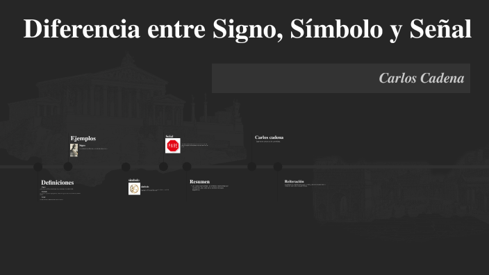 Diferencia entre Signo, Símbolo y Señal by Jonatan Quintero on Prezi