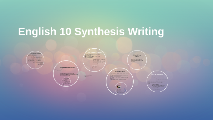 English 10 Synthesis Writing by K Oleksewich on Prezi