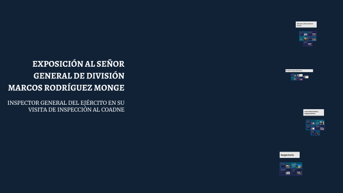 EXPOSICIÓN AL SEÑOR GENERAL DE DIVISIÓN MARCOS RODRÍGUEZ MONGE by Jhon ...