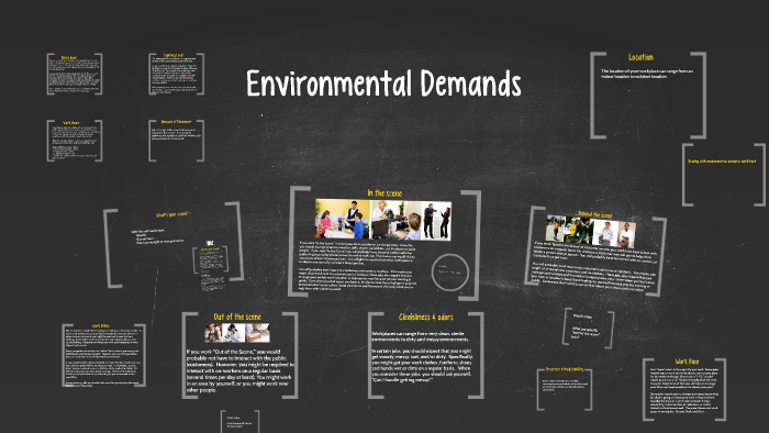 Environmental Demands by Alicia DiDomizio on Prezi