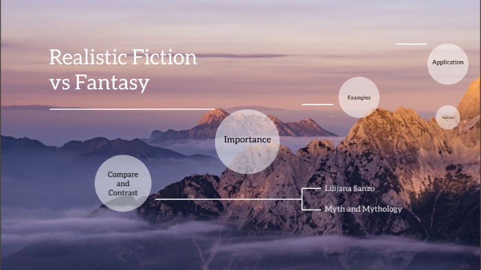 Realistic Fiction vs Fantasy for Engineers by Lilijana Sanzo on Prezi