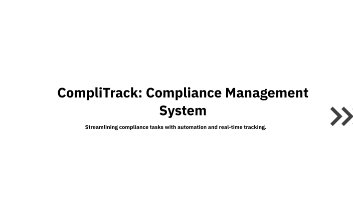 CompliTrack: Compliance & Workforce Management System by slayer Gohel ...