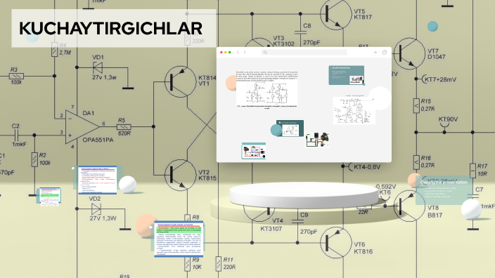 diodli tranzistorlar. by Ulugbek Turdaliyev on Prezi