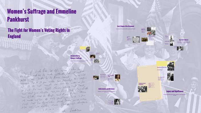 Women’s Suffrage and Emmeline Pankhurst by Asia Bruno on Prezi