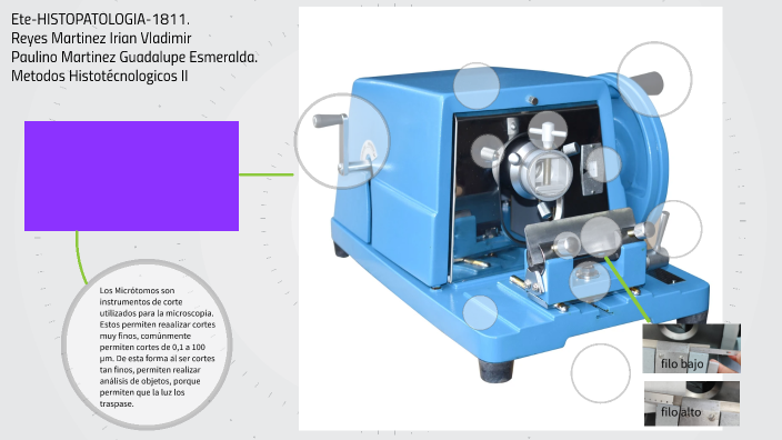 componentes del micrótomo by Guadalupe Esmeralda Paulino Martinez on Prezi