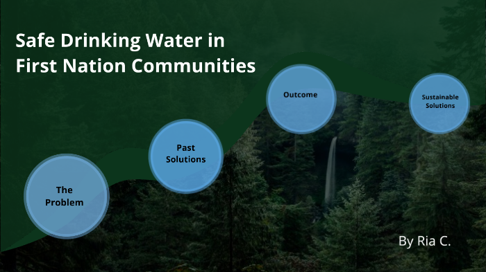 Safe Drinking Water in First Nation Communities by Ria C on Prezi