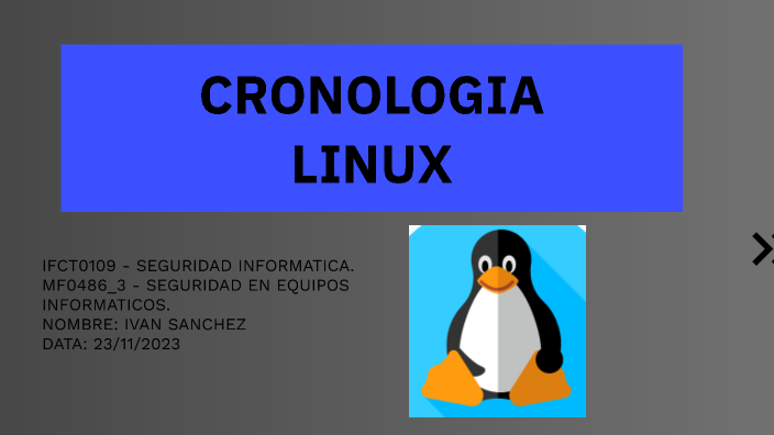 cronologia linux by ivan on Prezi