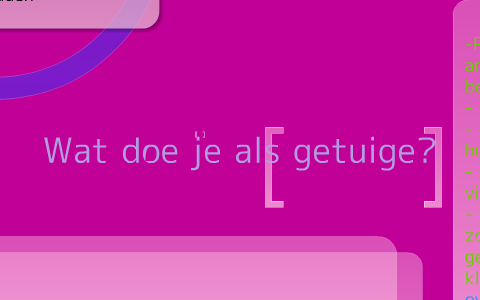 Getuige by Myron Kramer on Prezi