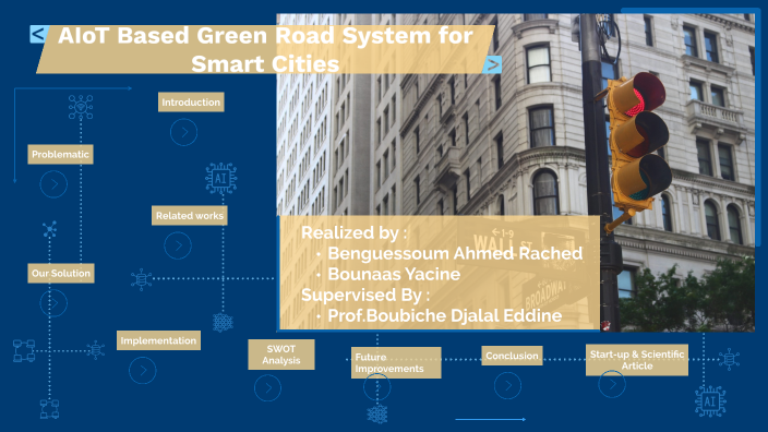 AIot based Green Road System for Smart Cities by yacine bounaas on Prezi