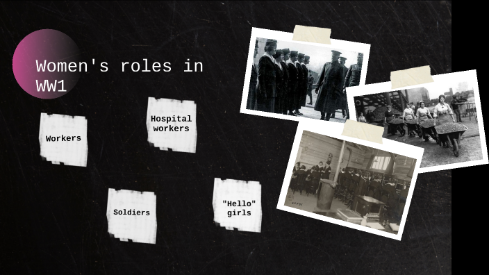 Women's roles in WW1 by MARIA RETELEWSKI on Prezi