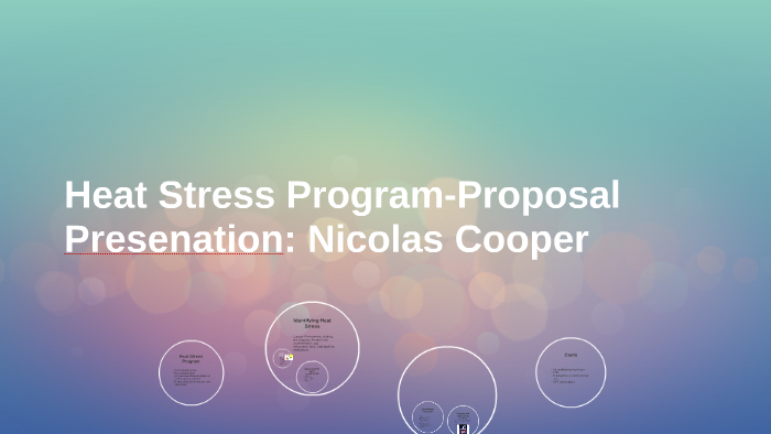 Heat Stress Program by nicolas cooper on Prezi