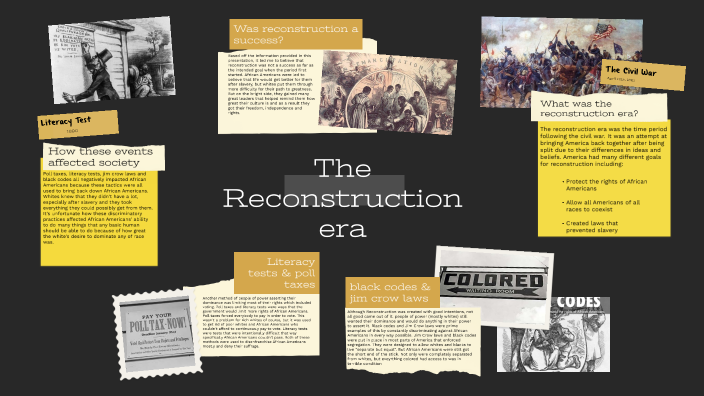 Reconstruction Project by tevani m on Prezi