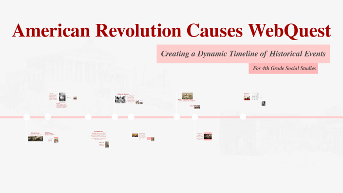 American Revolution Causes Timeline WebQuest by Isabella Kopp on Prezi