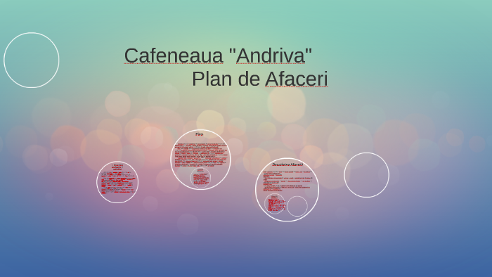Cafeneaua "Andriva" by Andreea Daniela on Prezi