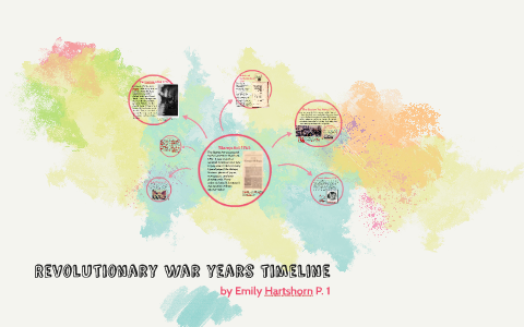 Revolutionary War years timeline by Emily Hartshorn on Prezi