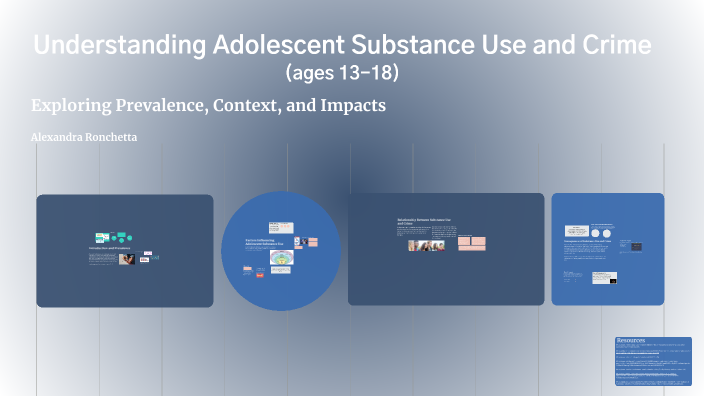 Understanding Adolescent Substance Use and Crime by Alexandra Ronchetta ...