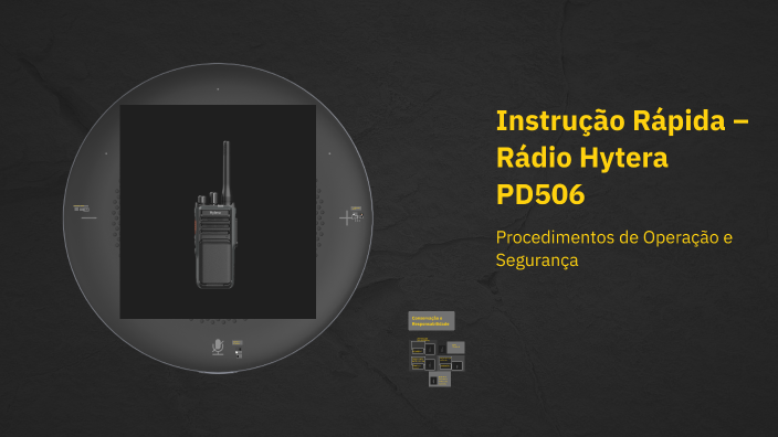 Instrução Rápida – Rádio Hytera PD506 by Marcelo Alves on Prezi