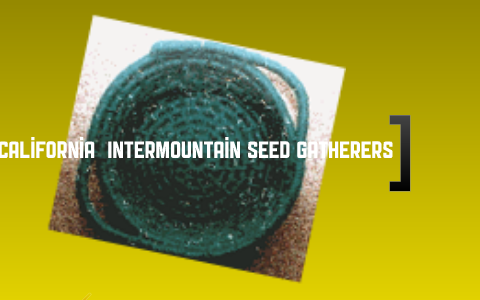 California & Intermountain Seed Gatherers by adriana rojas on Prezi