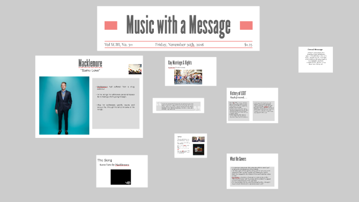 Music with a Message by kelly mazza on Prezi