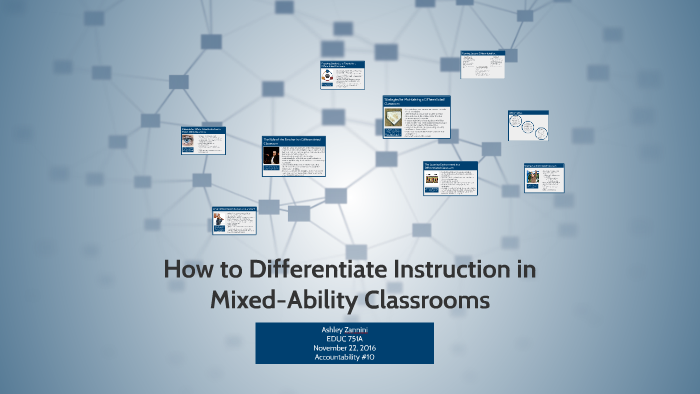 How to Differentiate Instruction in a Mixed Ability Classroom by Ashley Zannini on Prezi