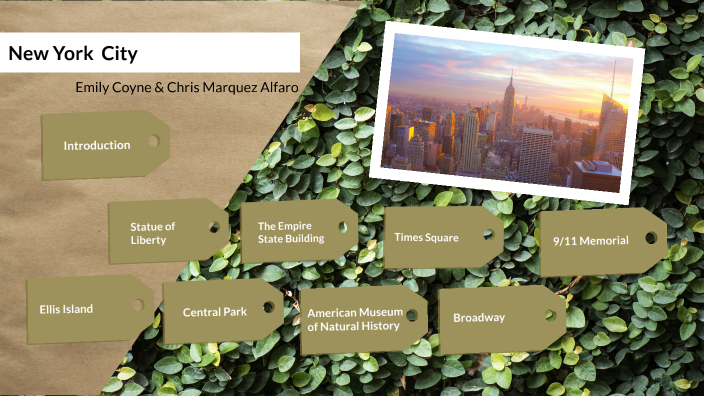 Virtual Field Trip to New York City! by Emily Coyne on Prezi