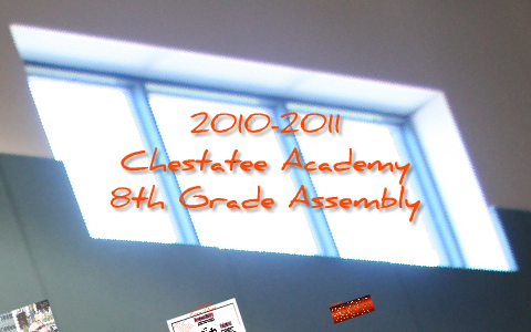 8th grade beginning of the year assembly by Audra Whitaker