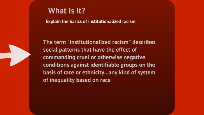 Institutionalized Racism by Tiajane Symone on Prezi