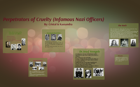 Perpetrators of Cruelty (Infamous Nazi Officers) by on Prezi