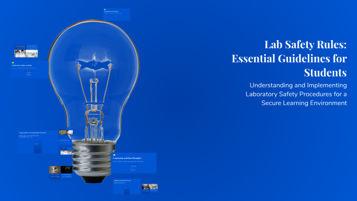 Lab Safety Rules: Essential Guidelines for Students by SHIBINA NAVAS on ...