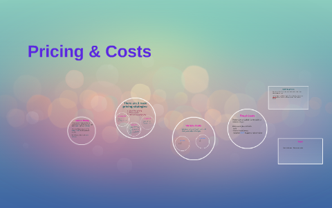 Pricing & Costs by on Prezi