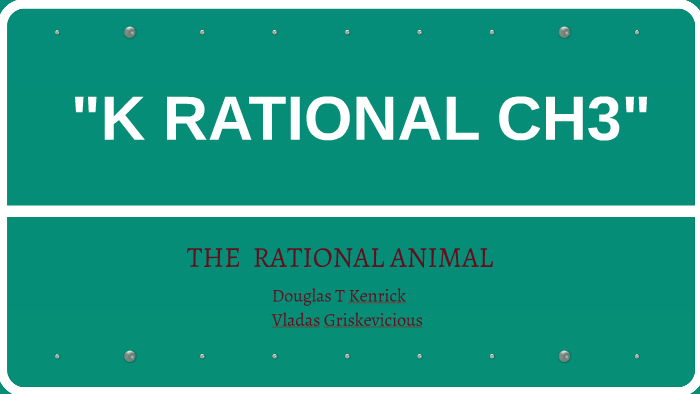 THE RATIONAL ANIMAL by Clara Cb on Prezi