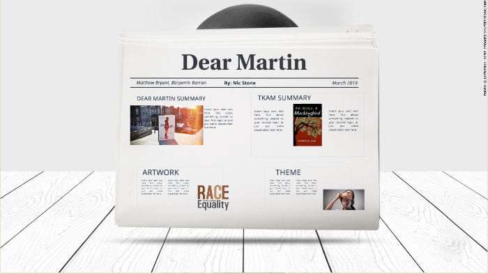 Dear Martin by Matthew Bryant on Prezi