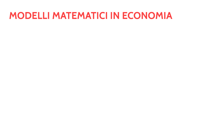 Modelli matematici in econonomia (costi, ricavi e profitto) by Antonio ...