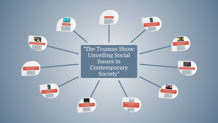 "The Truman Show: Unveiling Social Issues in Contemporary Society" by ...