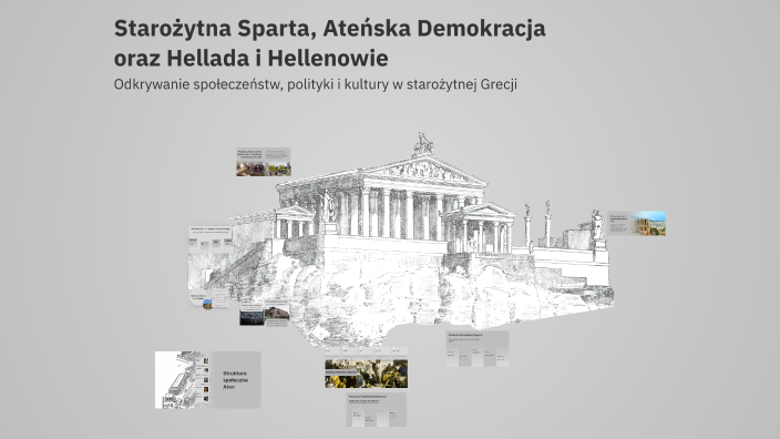 Starożytna Sparta, Ateńska Demokracja oraz Hellada i Hellenowie by ...